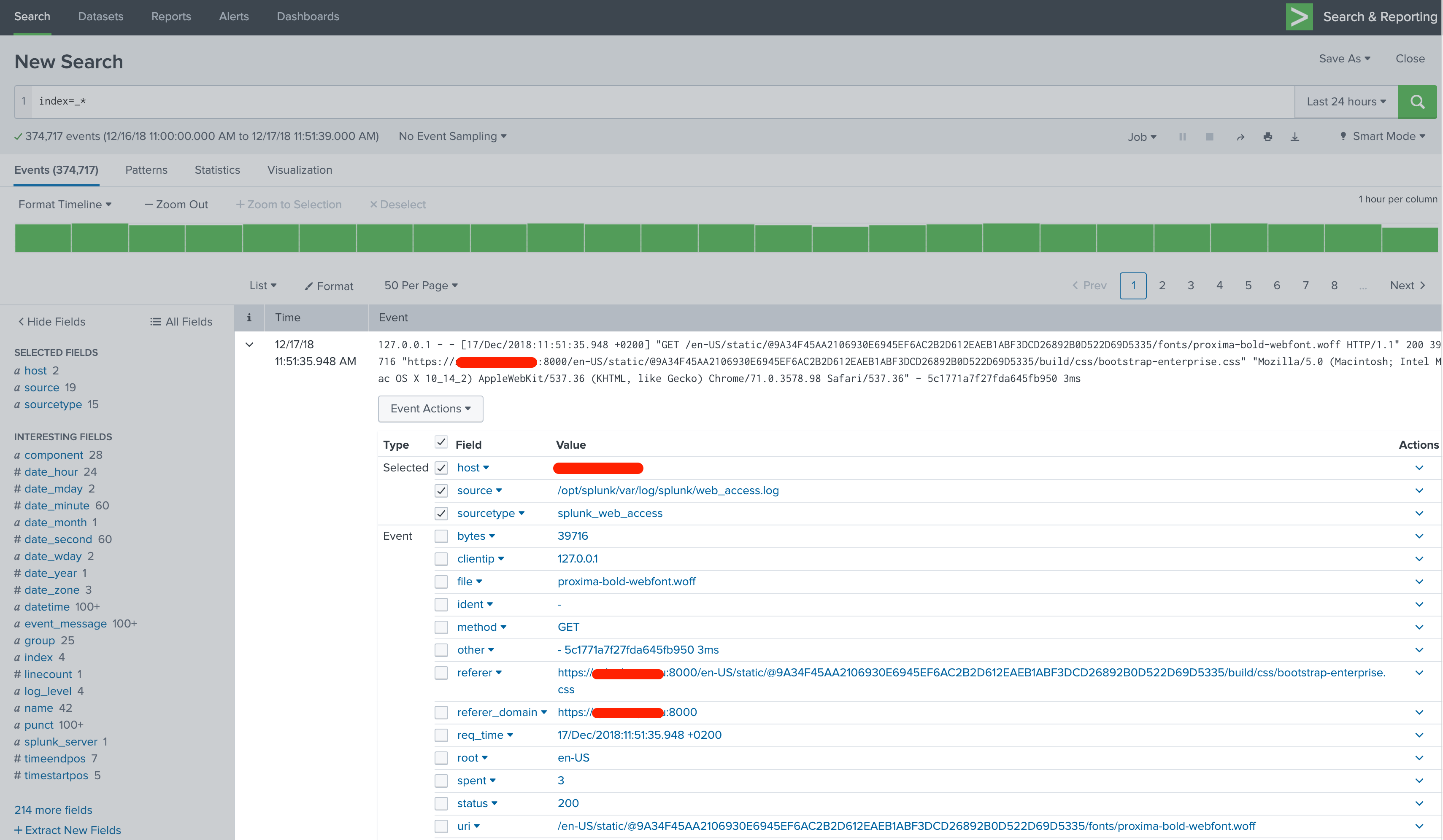 Mint Security - Getting started with Splunk Enterprise